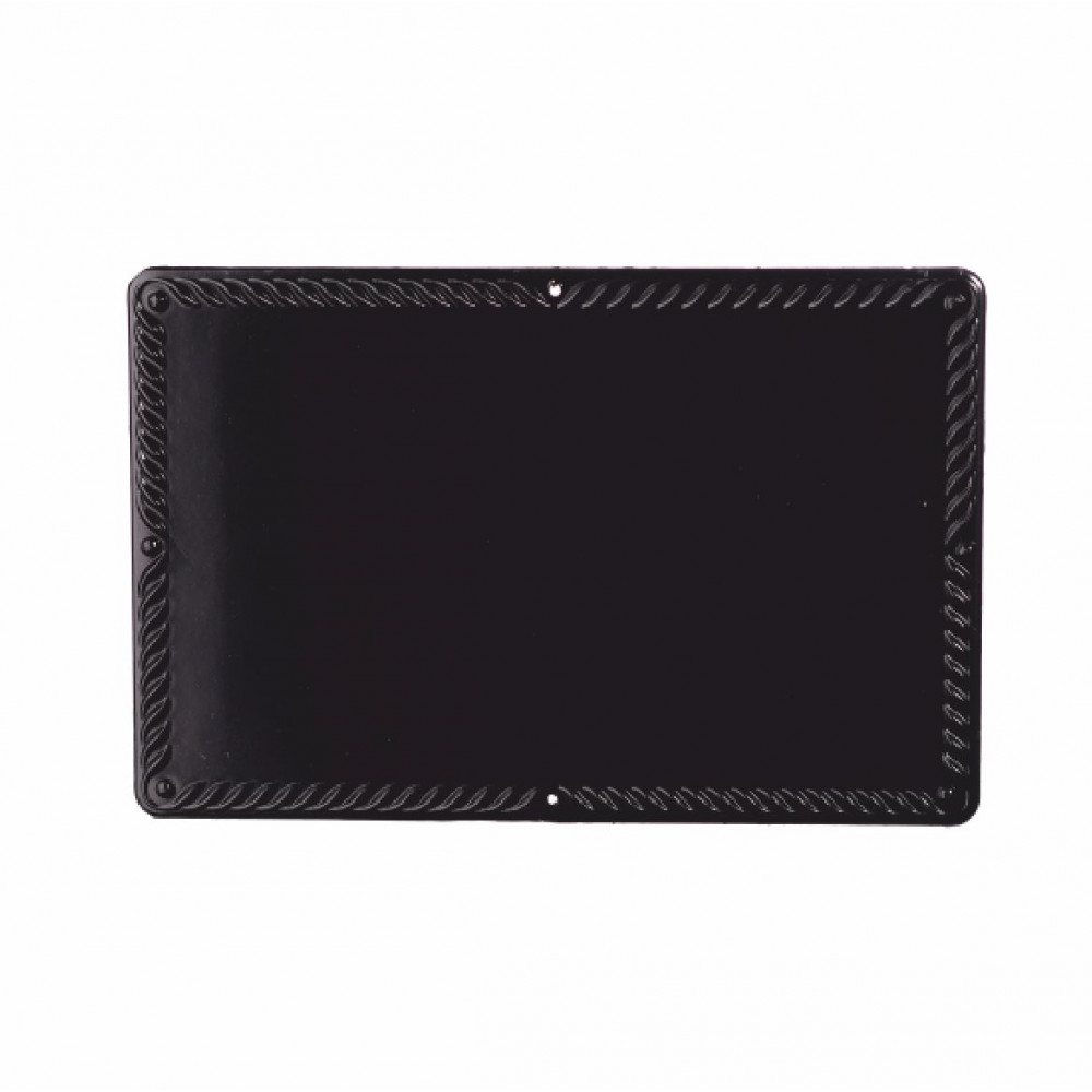 Ritual rectangular plaque (white, black) №19 — laconic and stylish ...